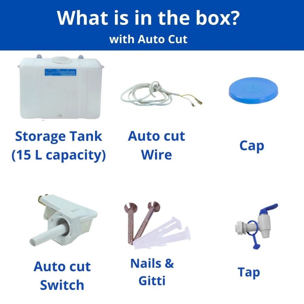 AquaSave RO 15 Litre Waste Tank with Auto-Cut Function